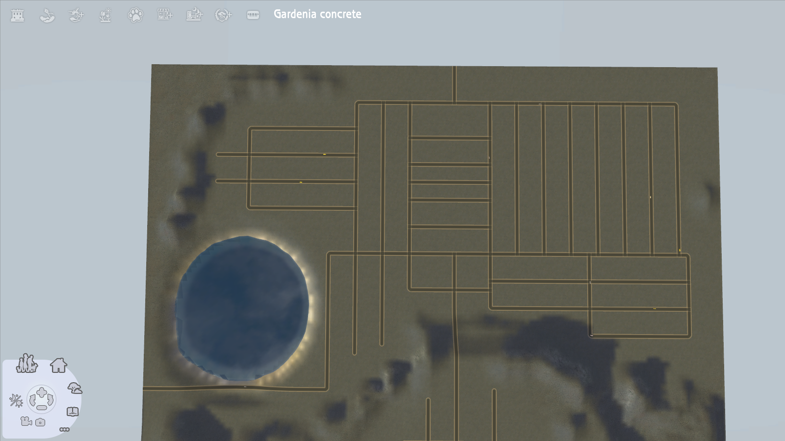 Mod The Sims - Gardenia Park - Empty Terrain Map