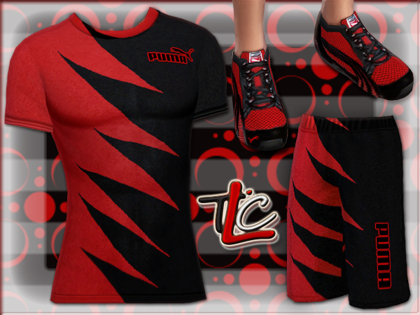 Mod The Sims - Puma Pack Athletic Set