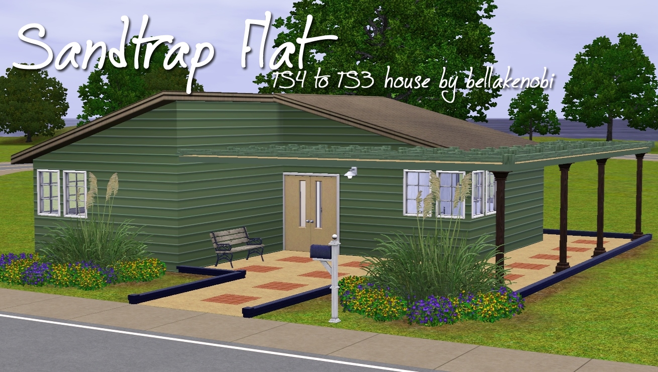 Mod The Sims - TS4 to TS3 - Sandtrap Flat - Basegame Starter, no CC