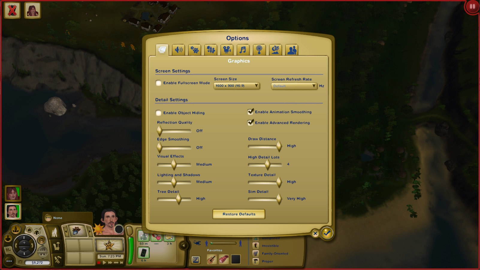 Mod The Sims - Golden UI - recolor