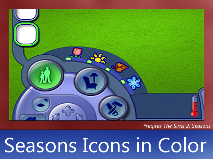 Mod The Sims - Seasons Icons in Color!