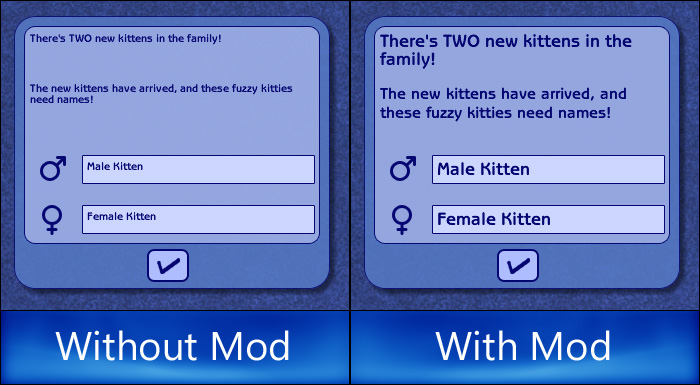 Mod The Sims - UI Text Fonts Fix for AL/MG