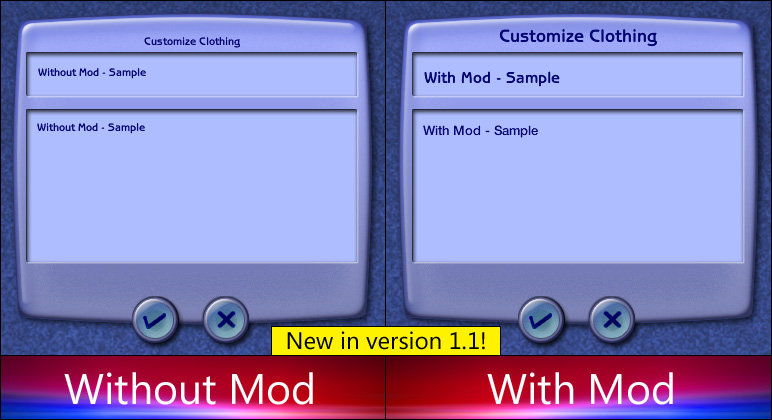 Mod The Sims - UI Text Fonts Fix for AL/MG