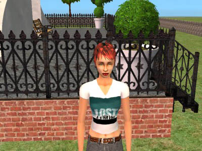 Mod The Sims - af cast of lost t shirt