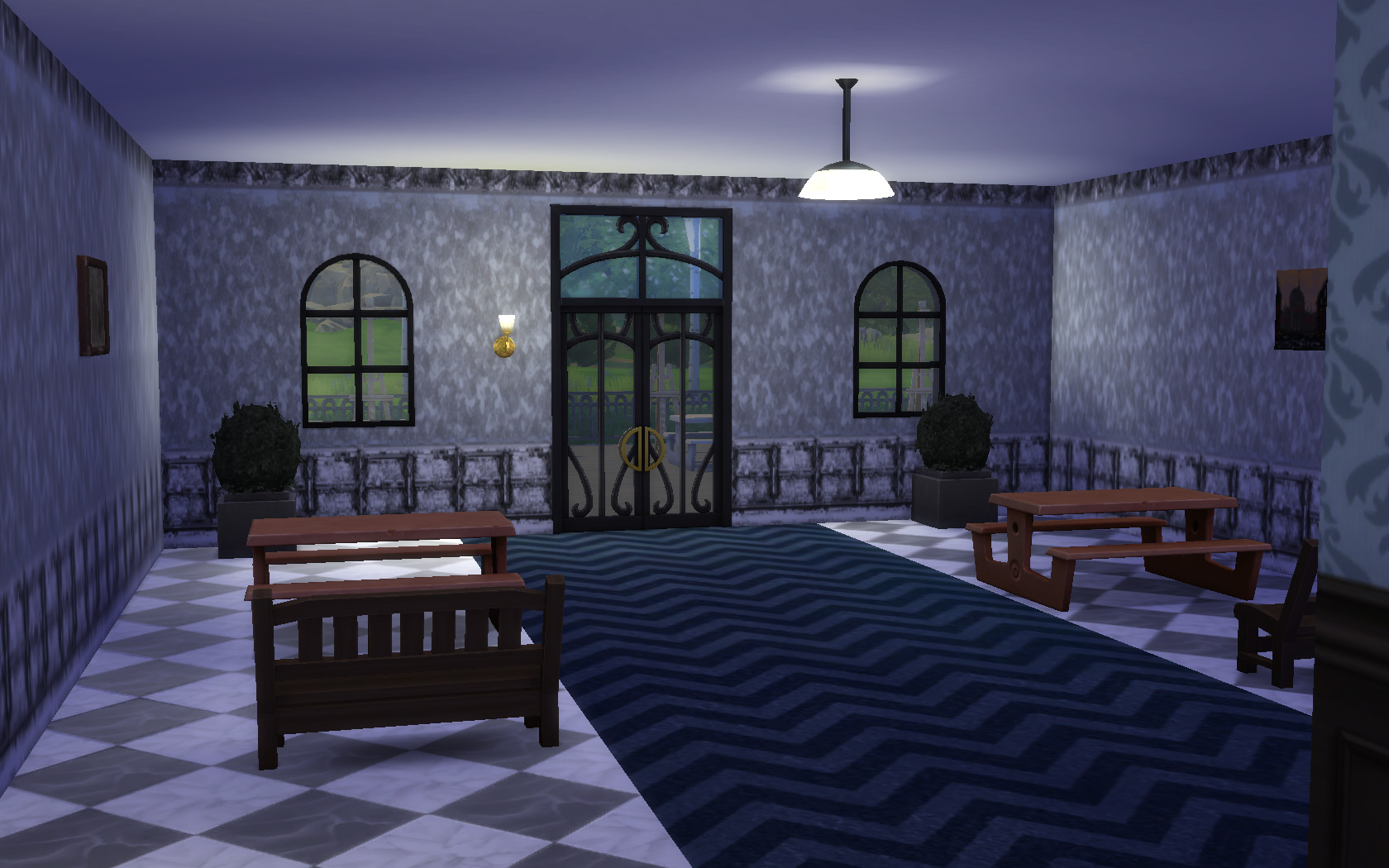 Mod The Sims - Torn old wallpaper set