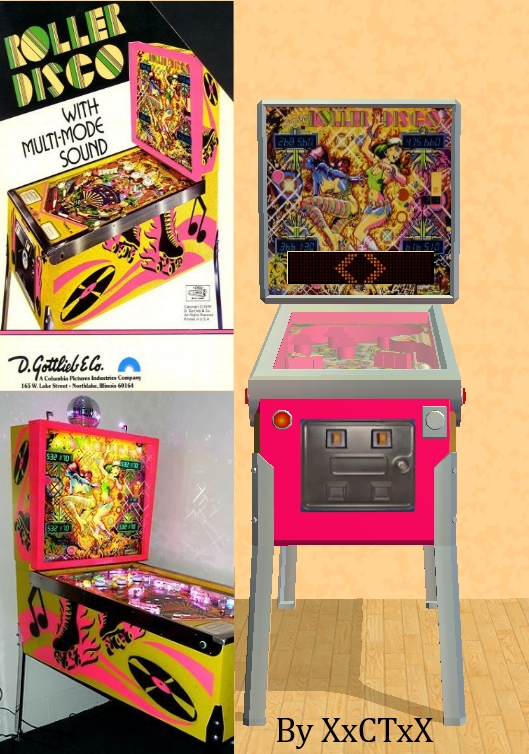 Mod The Sims - Gottlieb Roller Disco PinBall Machine
