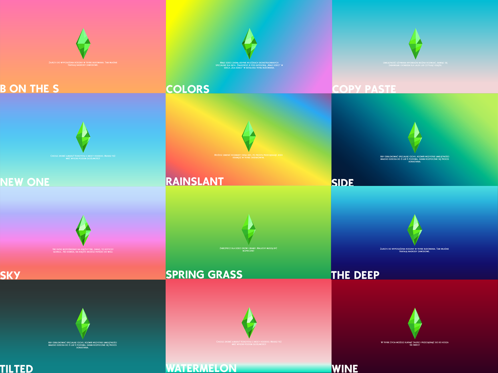 Mod The Sims Custom Color Loading Screen Ii