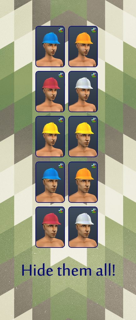 Mod The Sims - No more helmets! Hide the fugly project