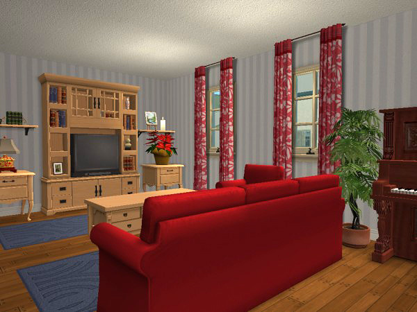 Mod The Sims - Cape Cod Style Family Home, Fully Furnished