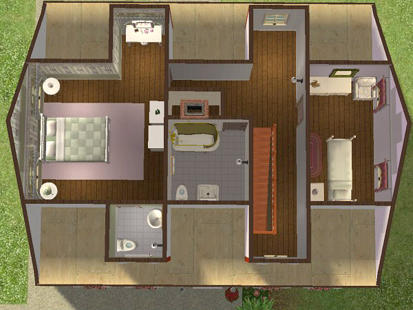 Mod The Sims - Cape Cod Style Family Home, Fully Furnished