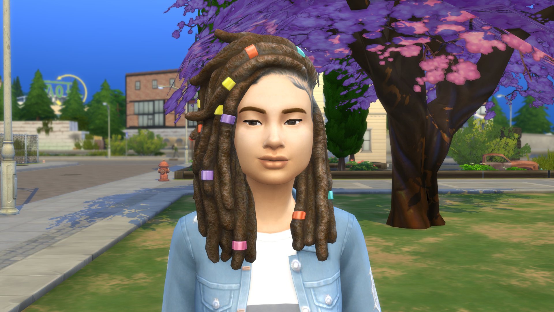 Mod The Sims - Locs With Colorful Pearls