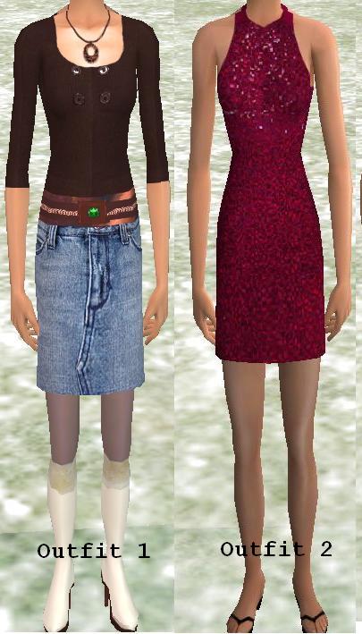 Mod The Sims - Set of 2 Winter Outfits