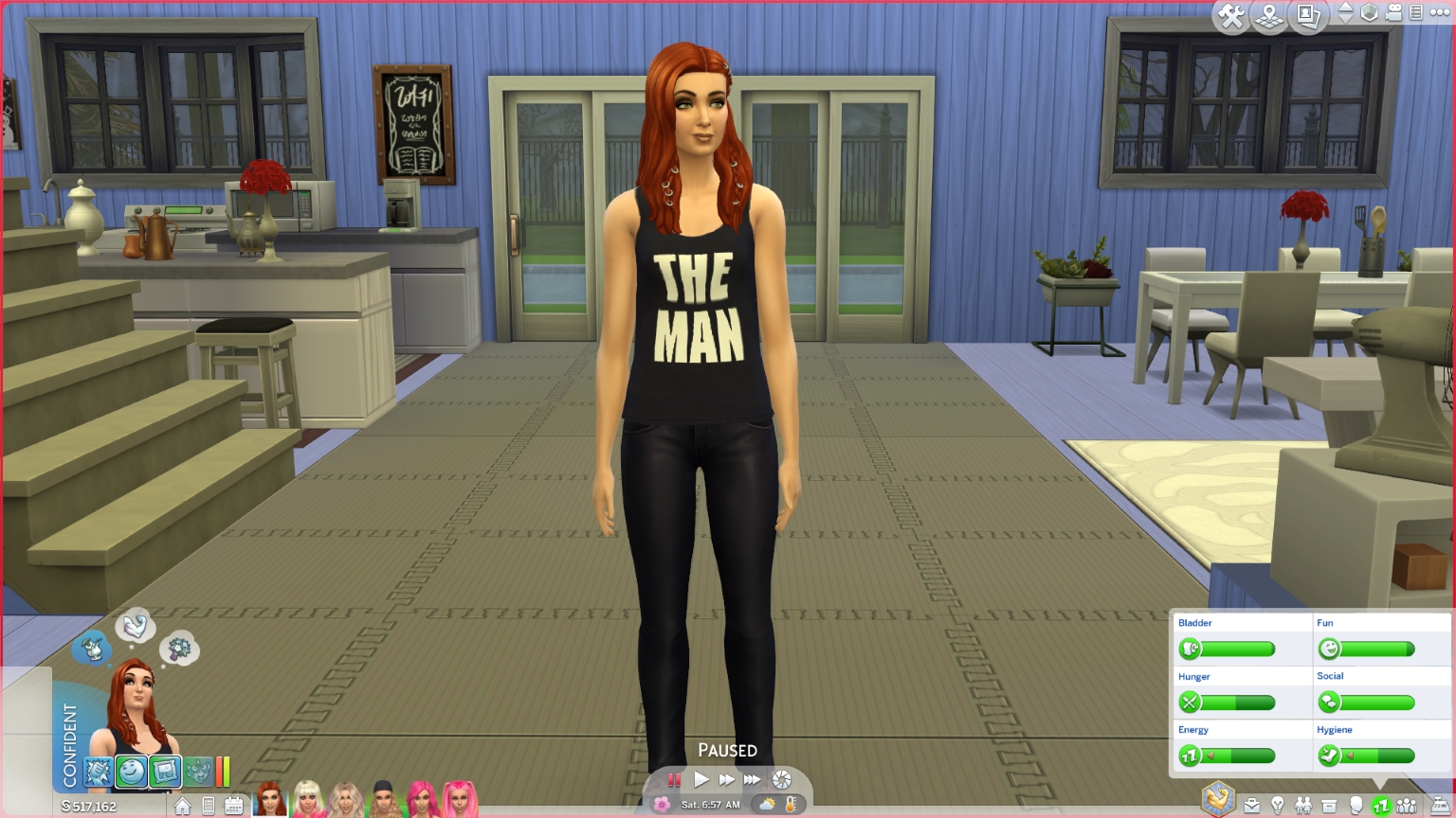 Mod The Sims - WWE - Becky Lynch 'The Man' Female Tank Top