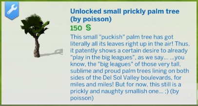 Mod The Sims - 4 unlocked plants (2 trees and 2 shrubs)
