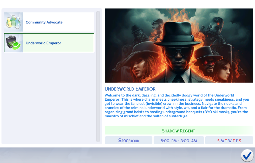 Mod The Sims - Street Hustler