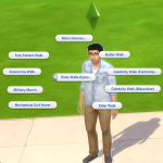 Mod The Sims - Walk (& Swim) In Style! In-game walkstyle chooser (V2.0 ...
