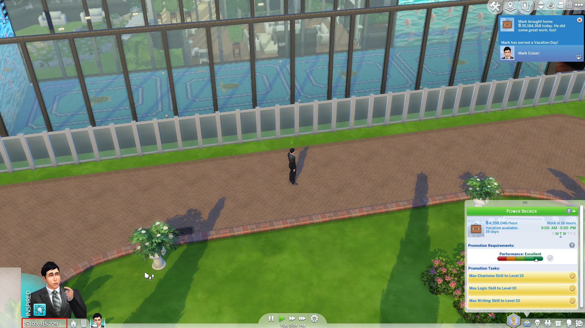 decrease money sims 4