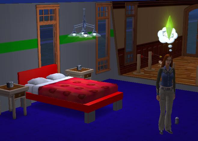 Mod The Sims - The Red-Bed by Simssubway