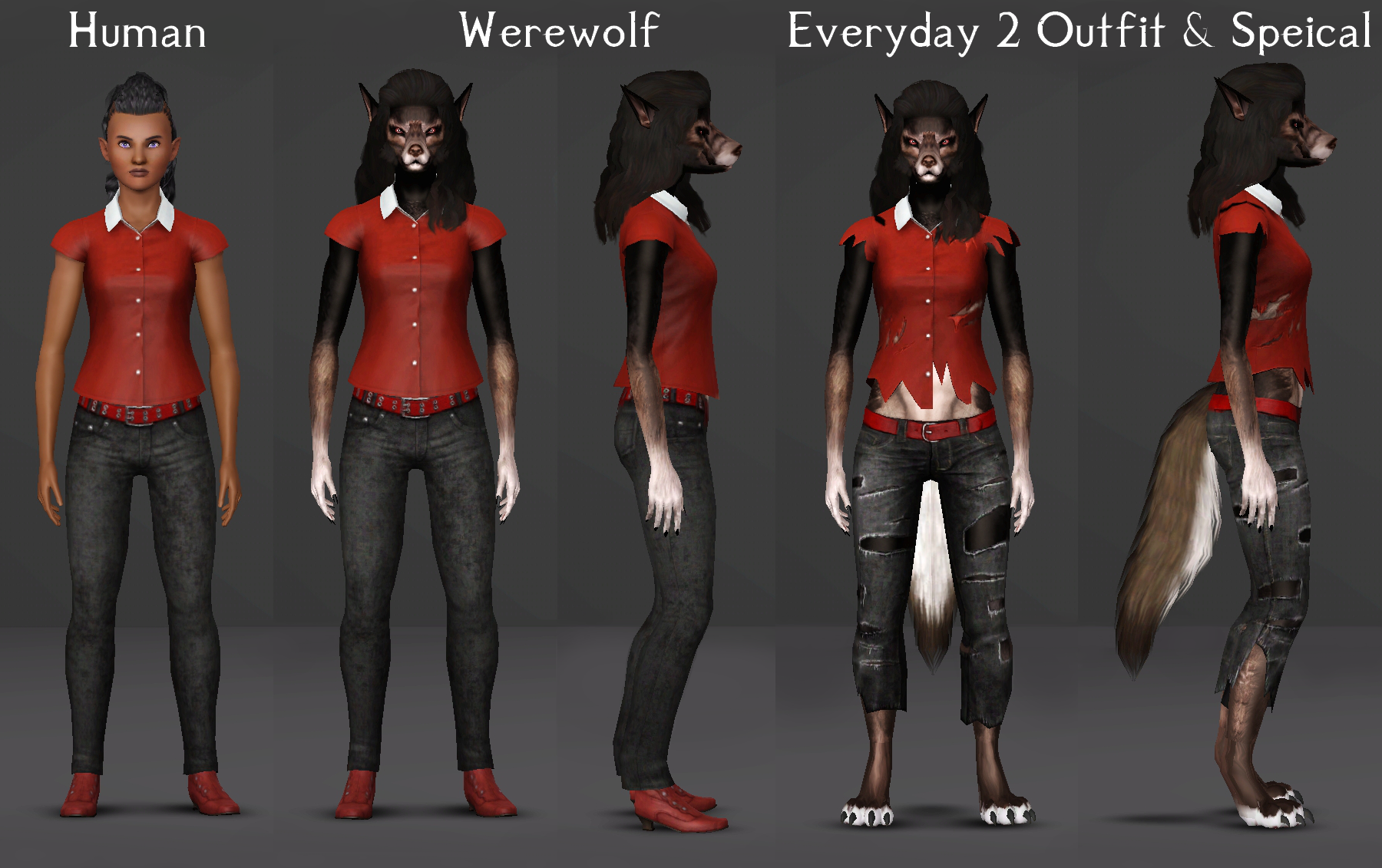 Mod The Sims - Skyrim Inspired Werewolves