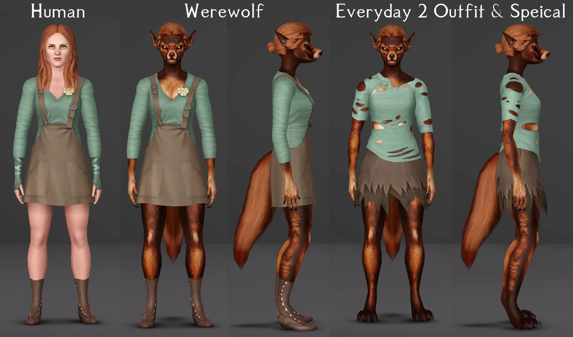 Mod The Sims - Skyrim Inspired Werewolves