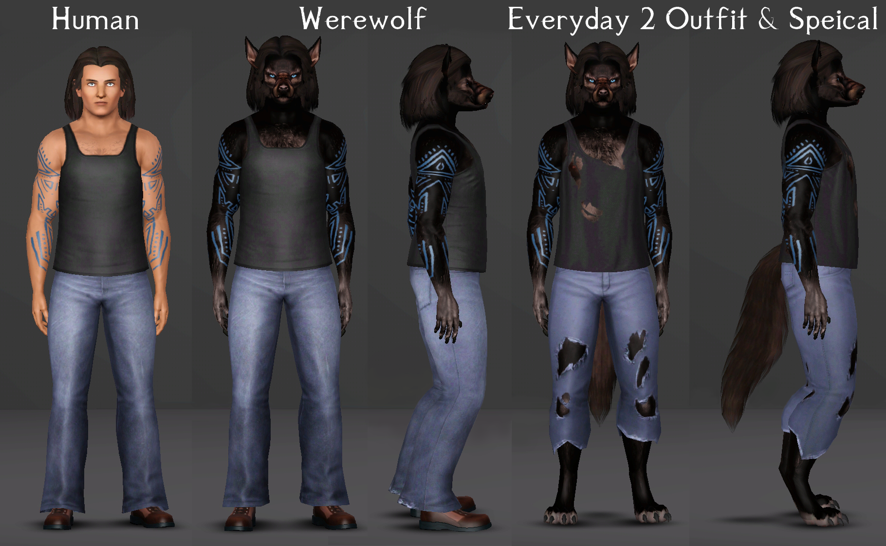 Mod The Sims - Skyrim Inspired Werewolves