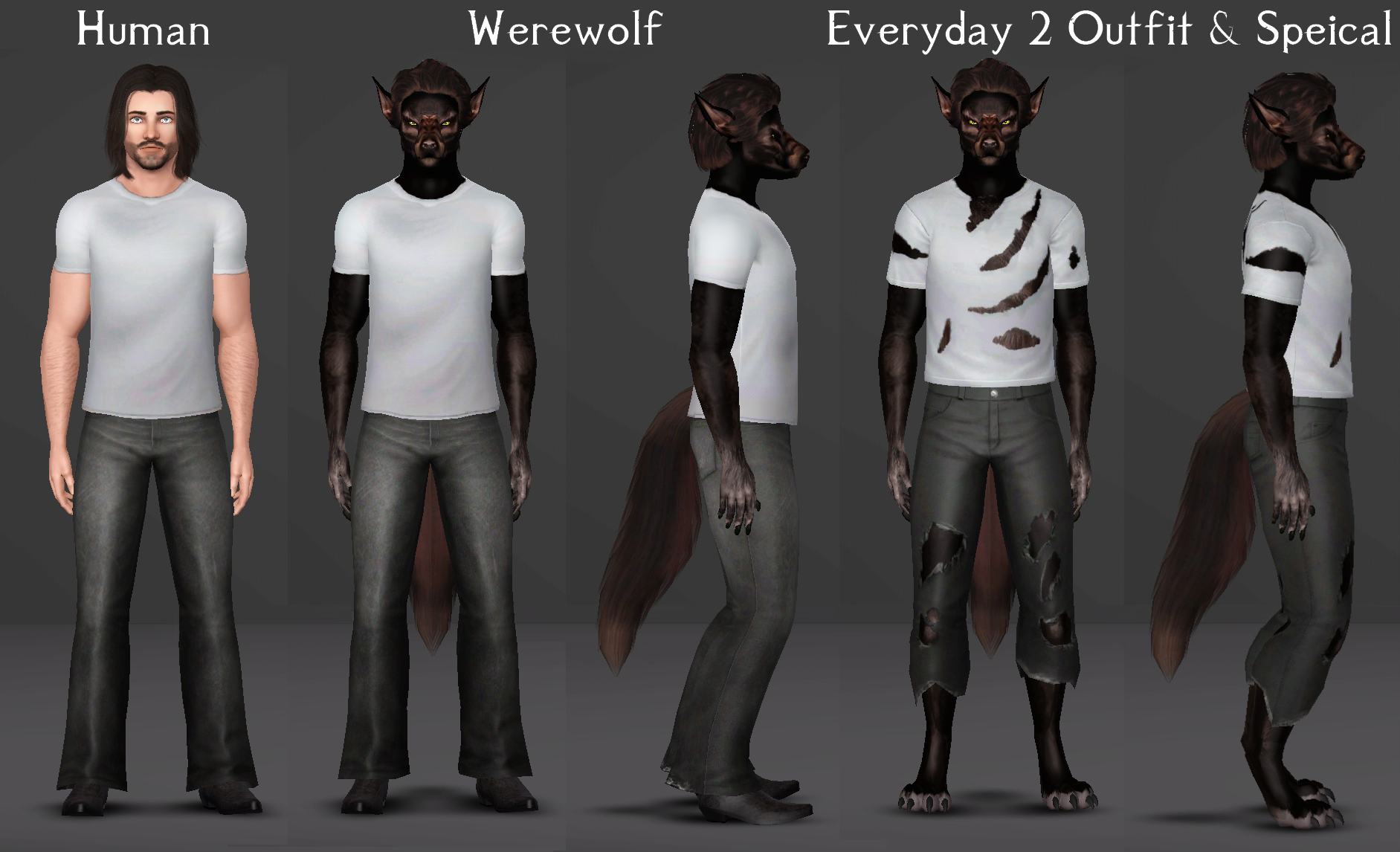 Mod The Sims - Skyrim Inspired Werewolves
