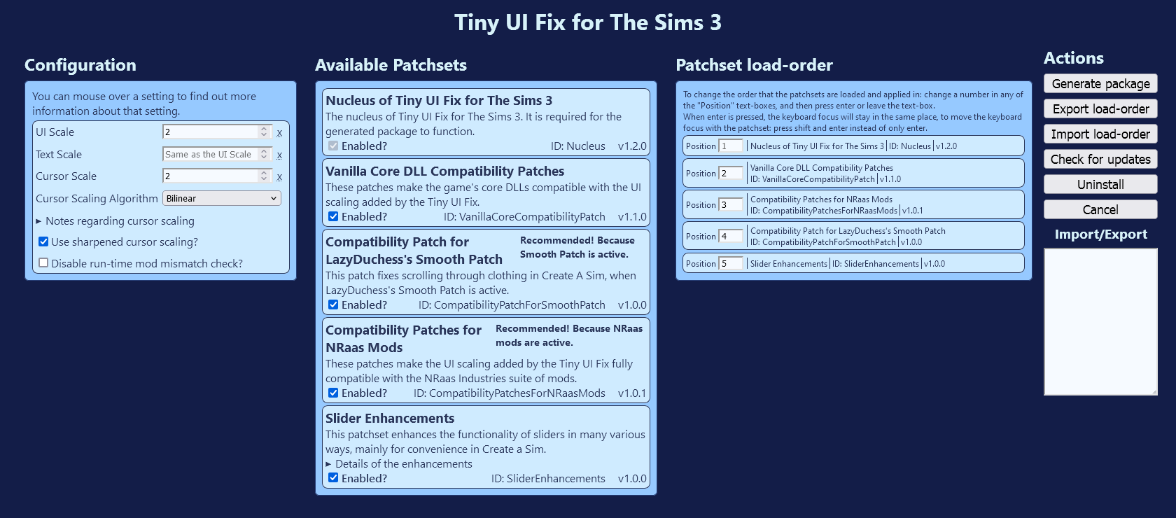 Mod The Sims - Tiny UI Fix for The Sims 3