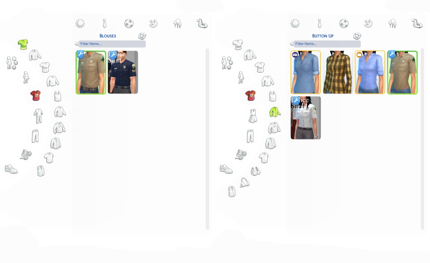 Mod The Sims - Outdoor Retreat Park Ranger Shirts & Hat Unlocked