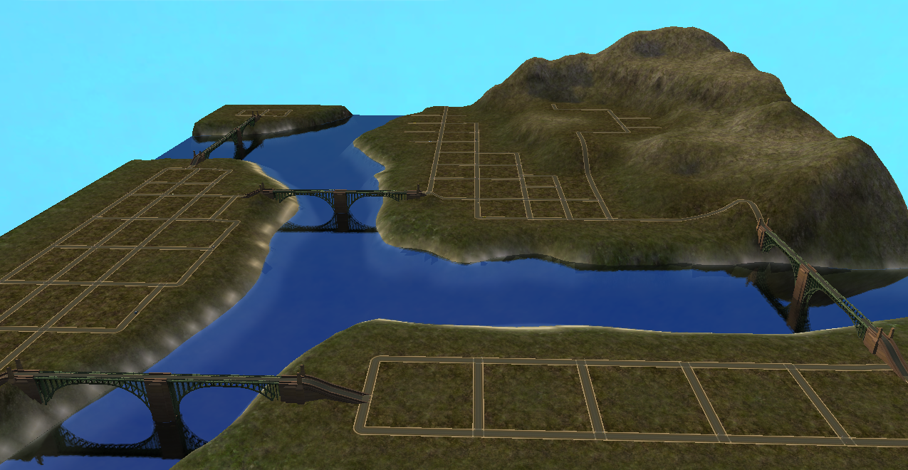Mod The Sims - Compass River - Large Map