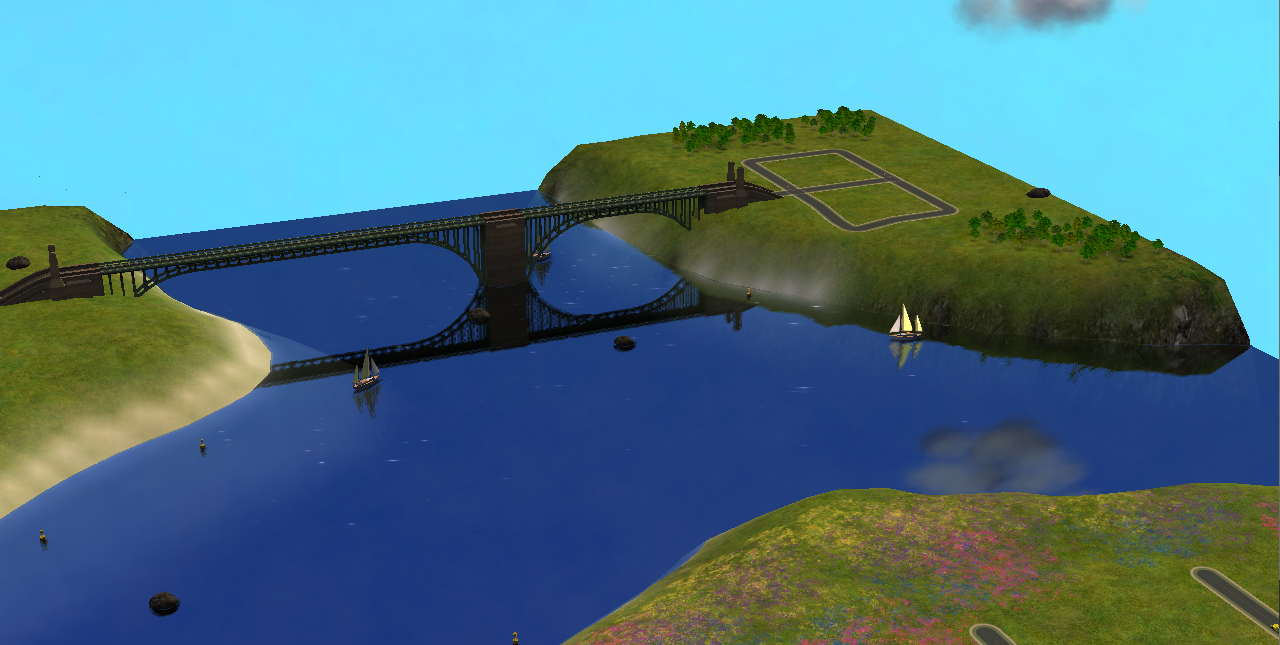 Mod The Sims - Compass River - Large Map