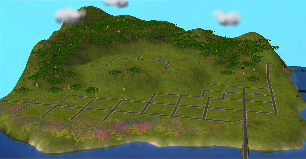 Mod The Sims - Compass River - Large Map