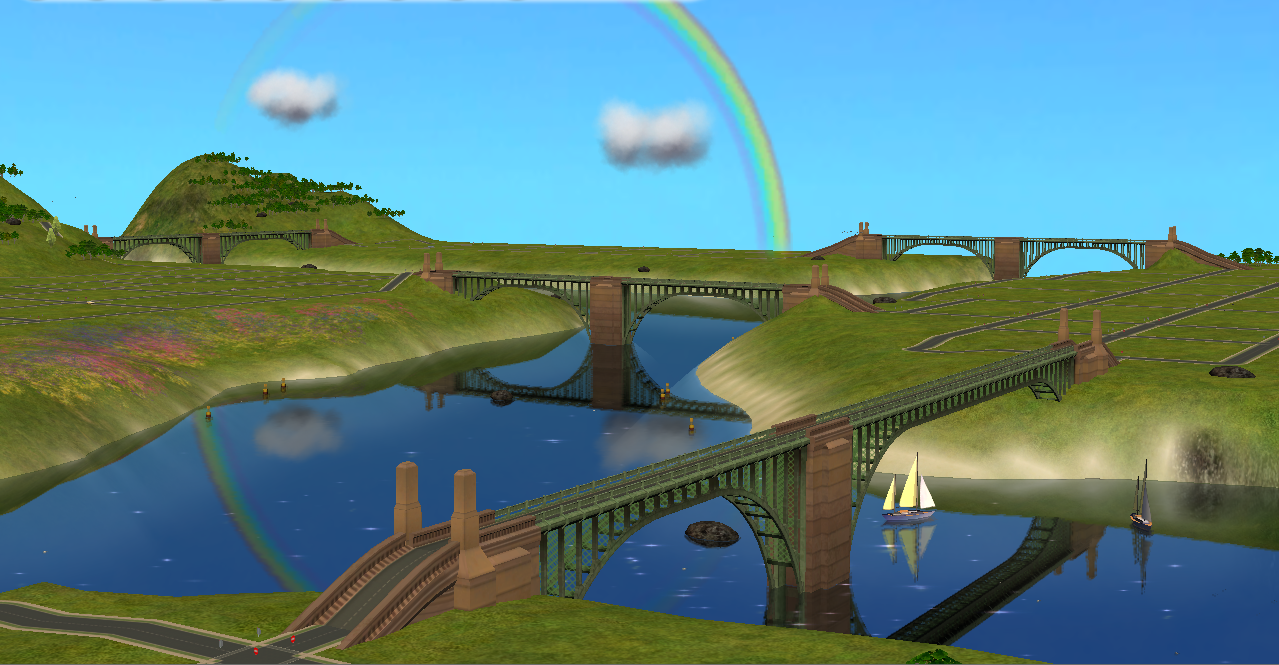 Mod The Sims - Compass River - Large Map