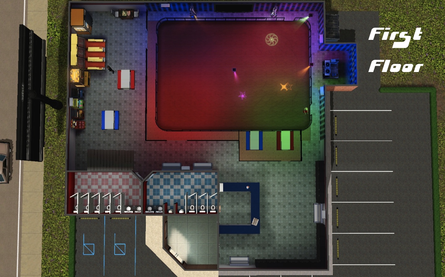 Mod The Sims - Skateland Roller Rink And Arcade