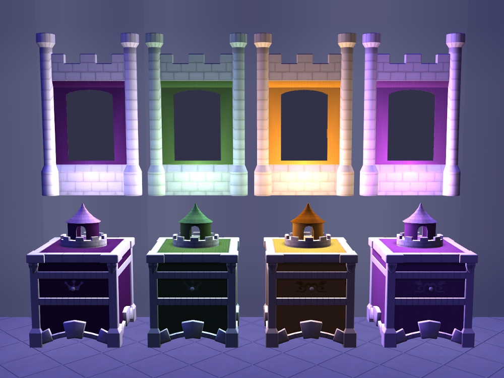 Mod The Sims - Two FFS Fantasy Collection Add-ons: Wall Mirror and ...