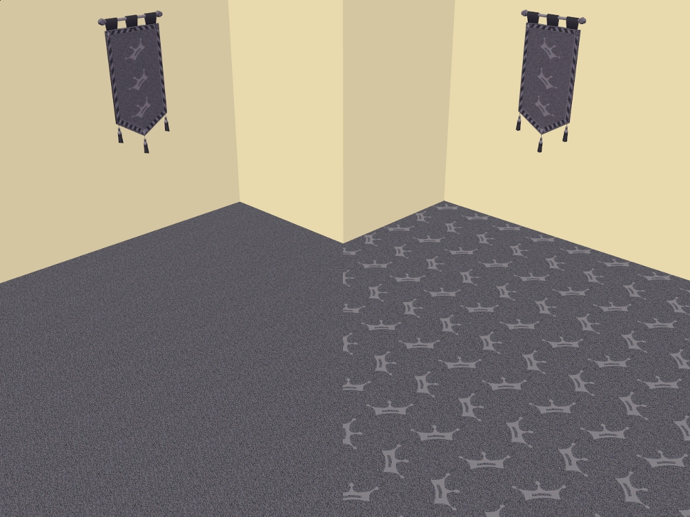 Mod The Sims - Crown and Solid Carpets in YETI Colors
