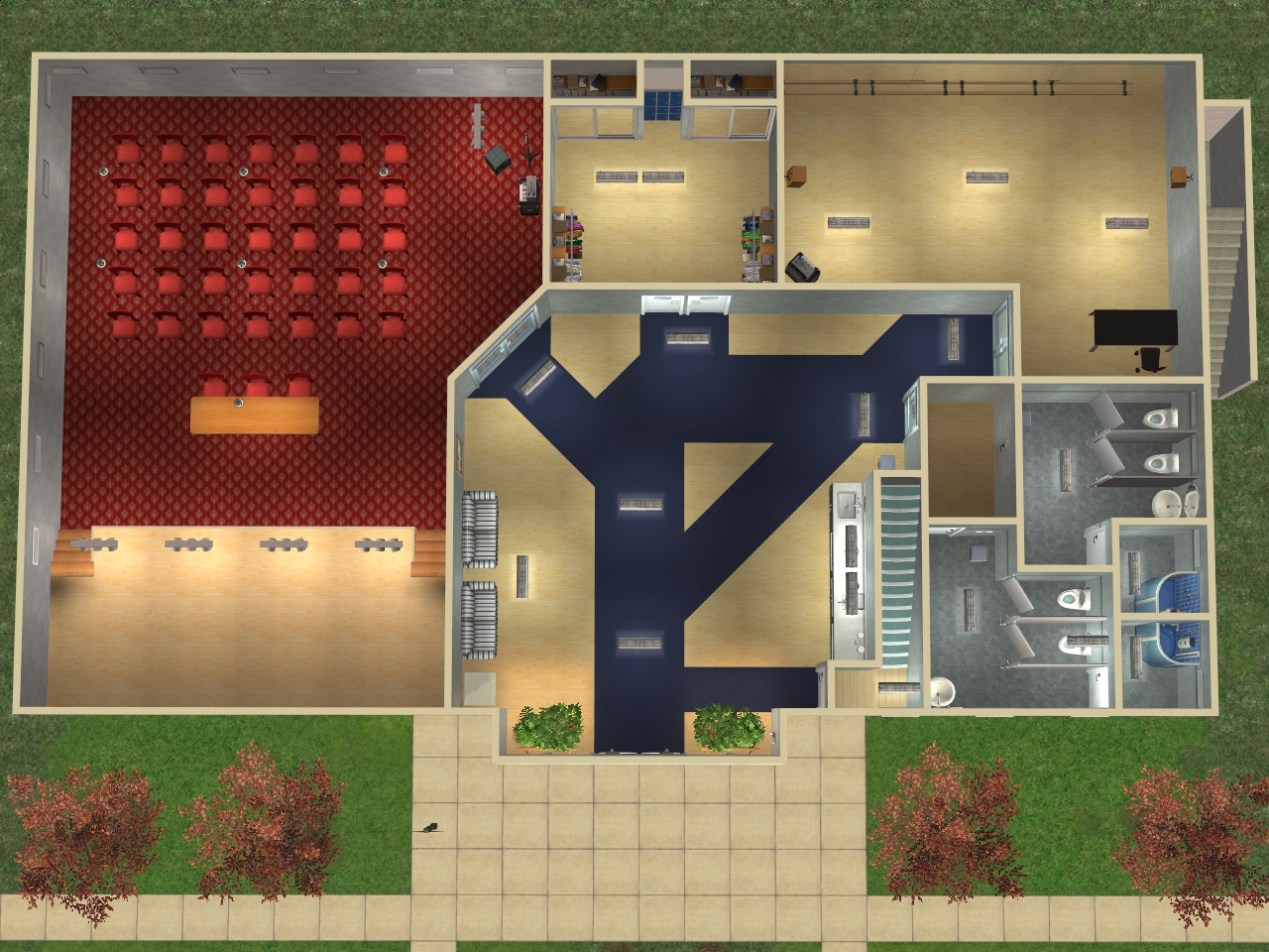 Mod The Sims - My Muse - Dance Studio no CC