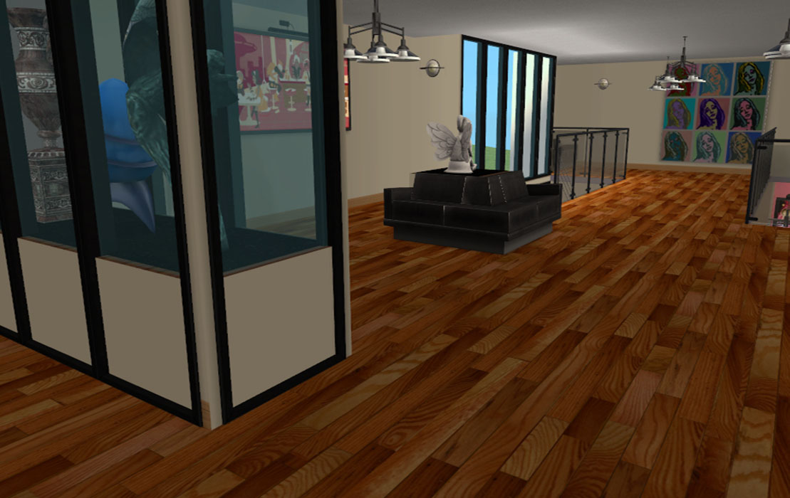 Mod The Sims - Modern Art Gallery - only 1 CC
