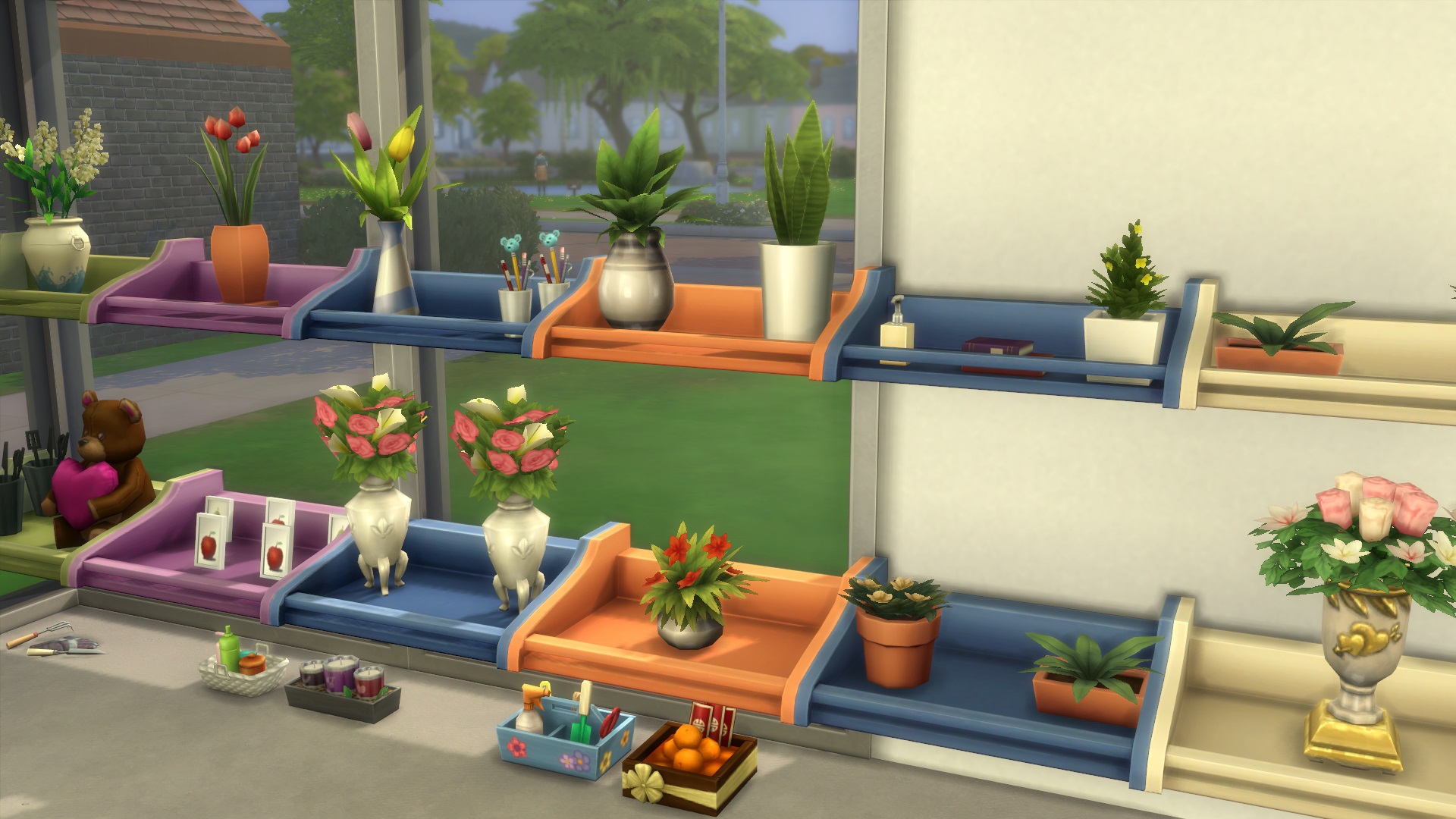 Mod The Sims - Bigger display shelves with extra slots