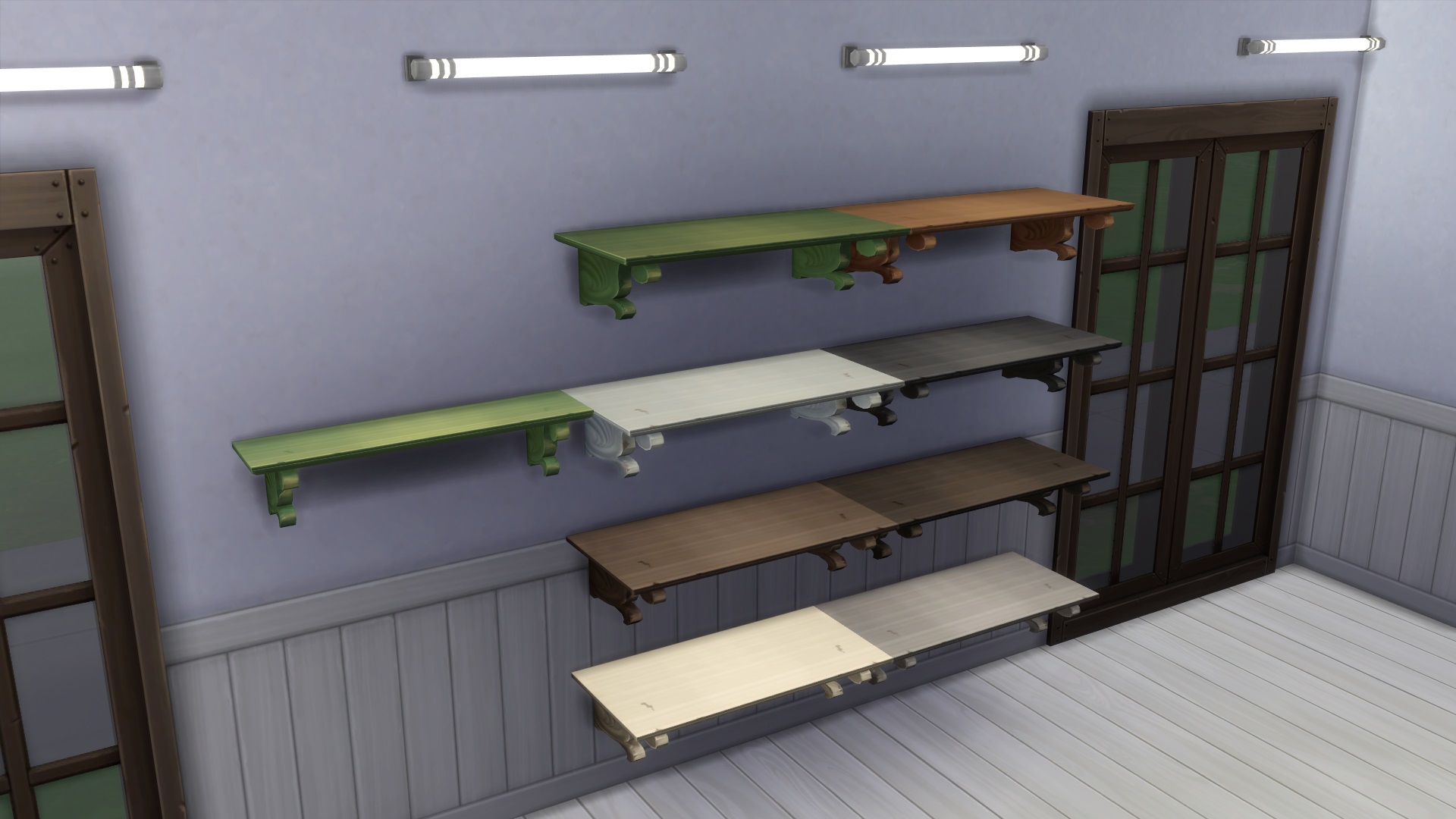 Mod The Sims - Bigger display shelves with extra slots