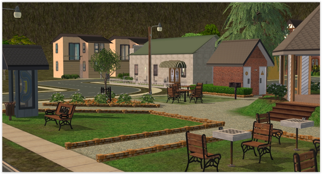 Mod The Sims - Mission State University - no CC.