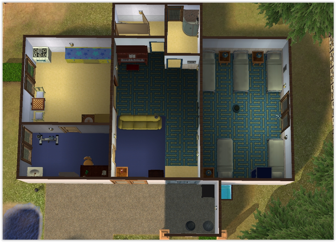 Mod The Sims - Bedlam House - CC-Free Asylum