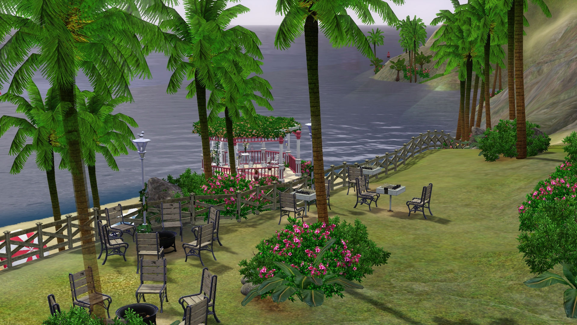 Mod The Sims - 4 Cliff's Edge Walk Beach