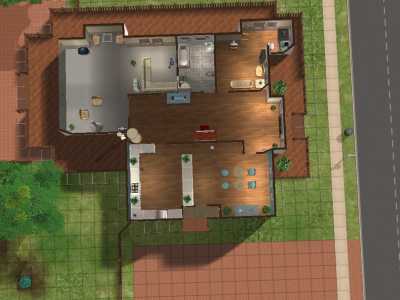 Mod The Sims - The Beeble Box - modern/alien house