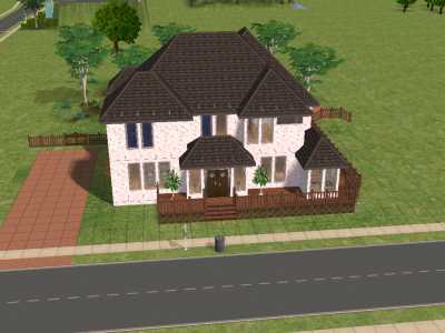 Mod The Sims - The Beeble Box - modern/alien house