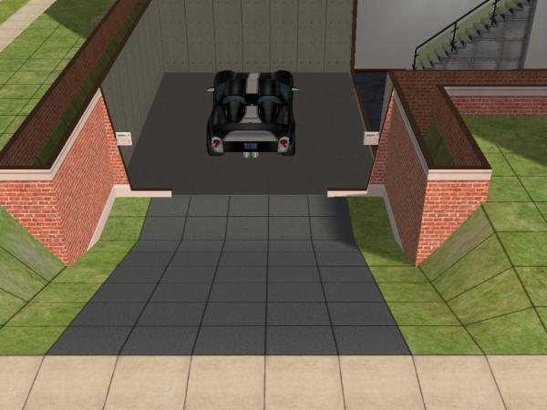 Mod The Sims - Sloped Driveway Home