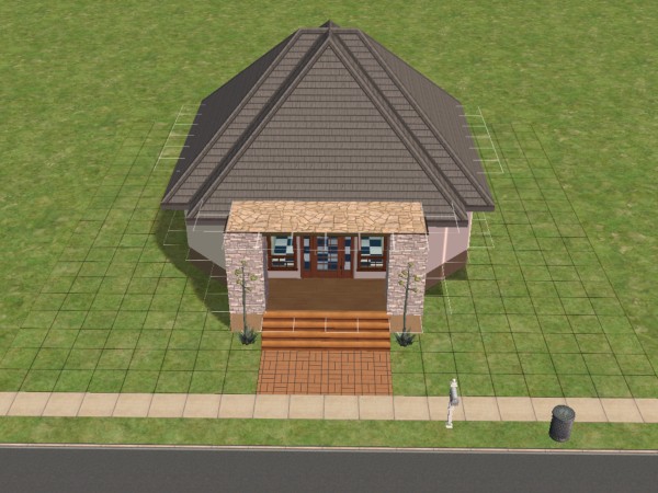 Mod The Sims - Small house on 2x2 Lot 001 (University needed)