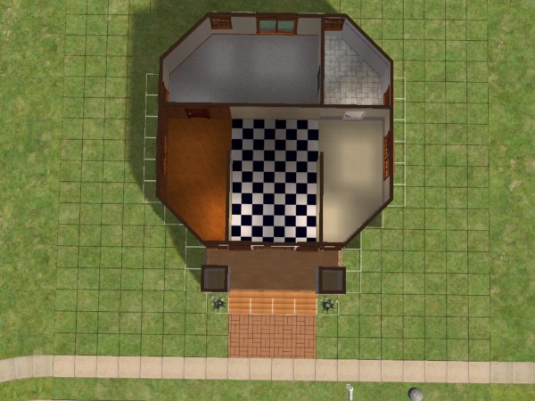 Mod The Sims - Small house on 2x2 Lot 001 (University needed)