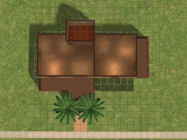 Mod The Sims - Small House 002 in 2x2 Size Lot (University required)