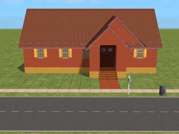 Mod The Sims - Small House in 2x2 Size Lot 005 (University Required)
