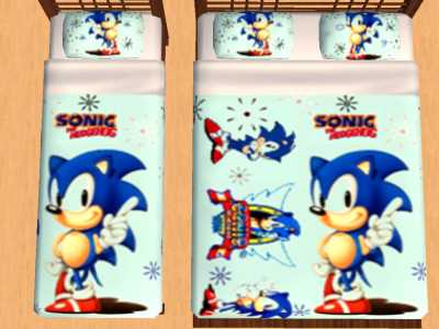 Mod The Sims - Sonic the Hedgehog beddings. *Requested by Kamai*